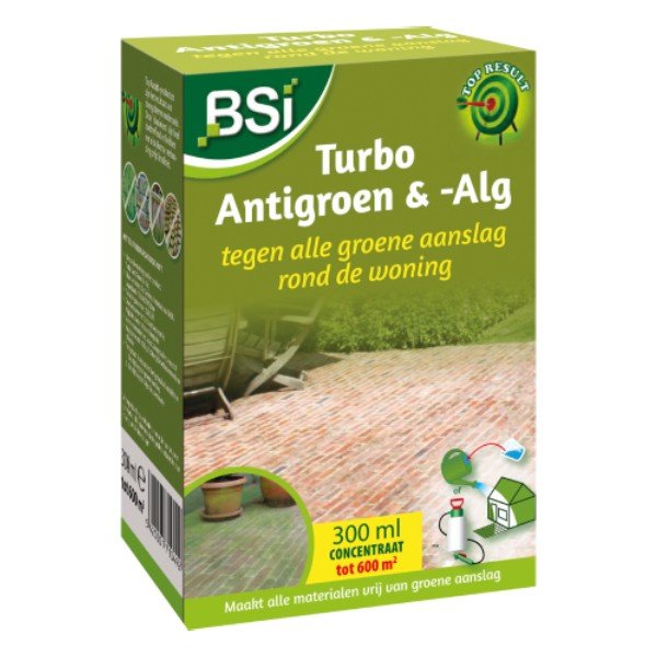 BSI Turbo Antigroen & -Alg tegen groene aanslag (300 ml/600 m²) - Voor 17.30u, morgen in huis
